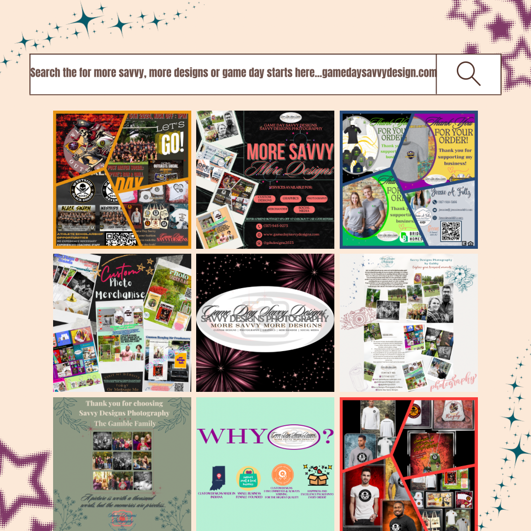 Game Day Savvy Designs